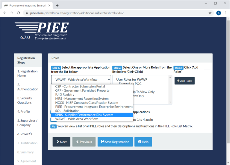 How to submit a NIST SP 800-171 self assessment to SPRS