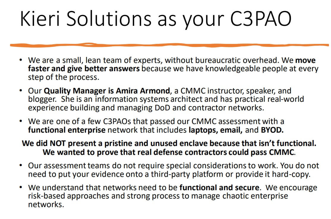 Are you ready for CMMC Assessment?