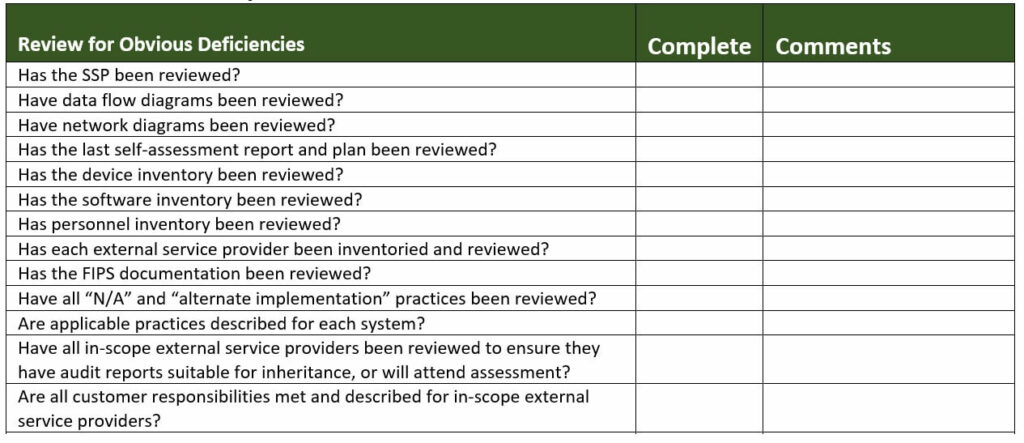 Are you ready for CMMC Assessment?